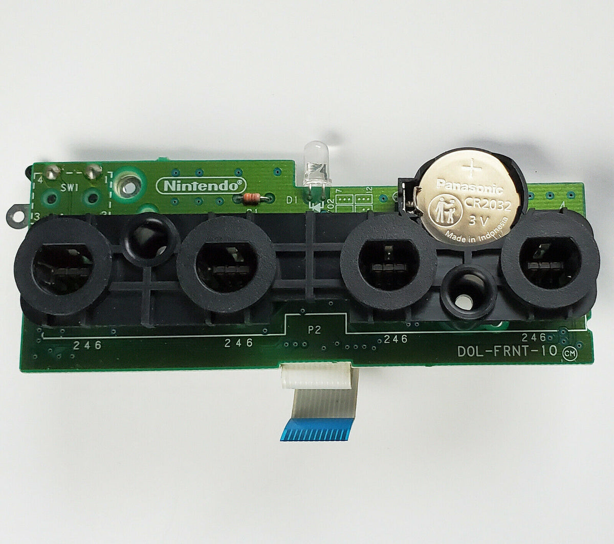 PCB Battery Holder & CR2032 Battery Clock Fix for Nintendo GameCube Co ...