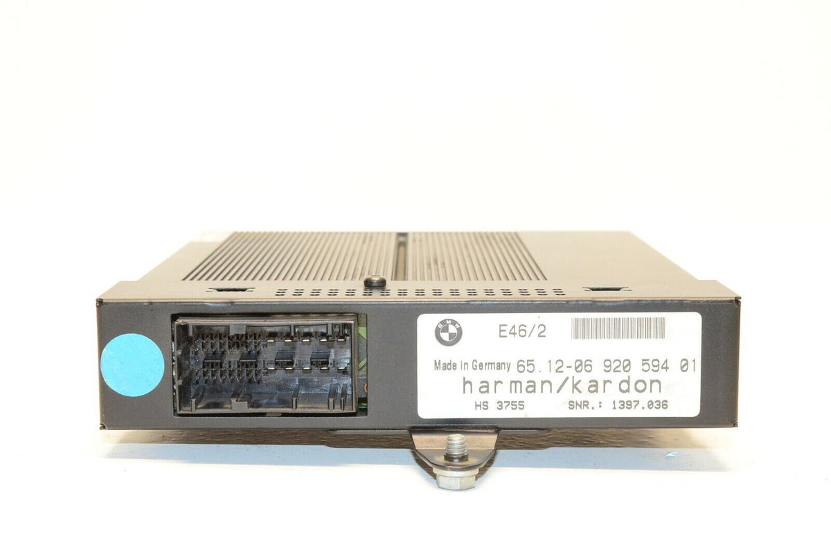 BMW E46/2 Coupe 325 328 330 Stereo Harmon Kardon Amp Amplifier OEM 651 ...