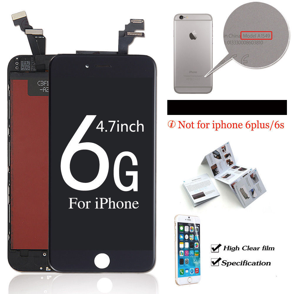 OEM iPhone 5 6 6s Plus 7 8 Lcd Digitizer Complete Screen Replacement C ...