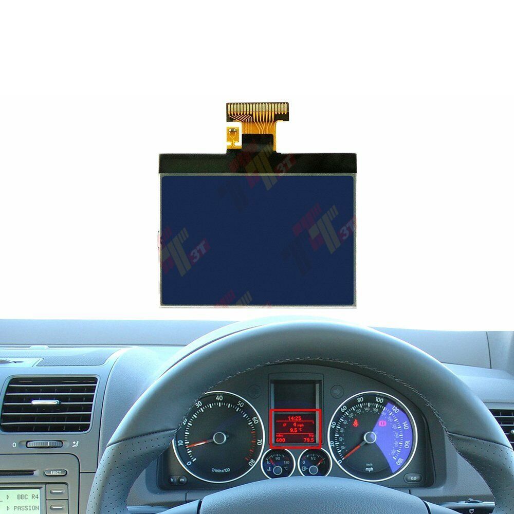 Half LCD Odometer Display for Volkswagen VW Golf GTi MK5 Instrument Cl ...