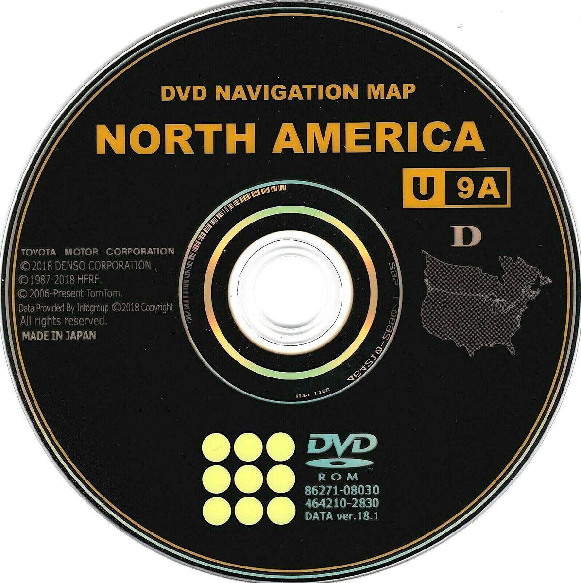 Navigation Map Update DVD for 2010 2011 Toyota Camry 4Runner Prius 201 ...