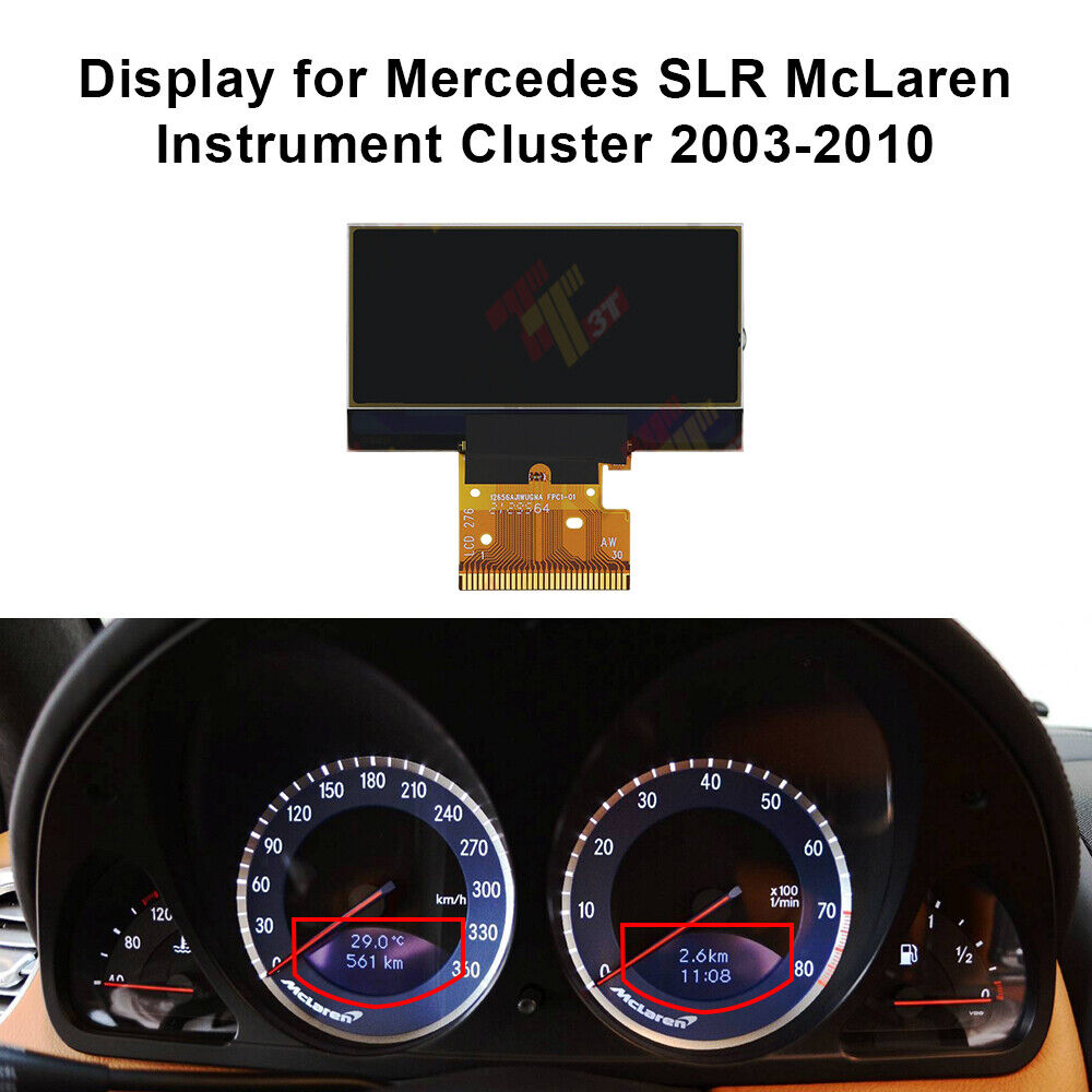 LCD Odometer Information Displays for 2003-2010 Mercedes SLR McLaren I ...