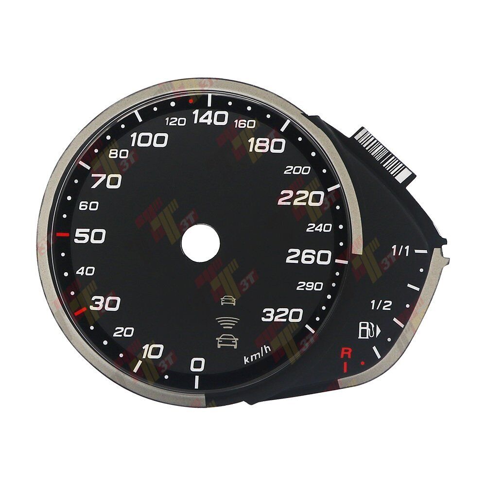 Metric Gauge Face for Audi A7 S7 RS7 C7 Instrument Cluster Black 320KM ...