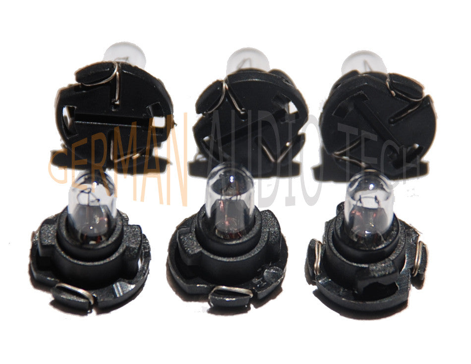 6x SAAB LIGHT BULBS 900 93 95 SID1 SID2 ACC CLIMATE CONTROL DASH INSTR ...